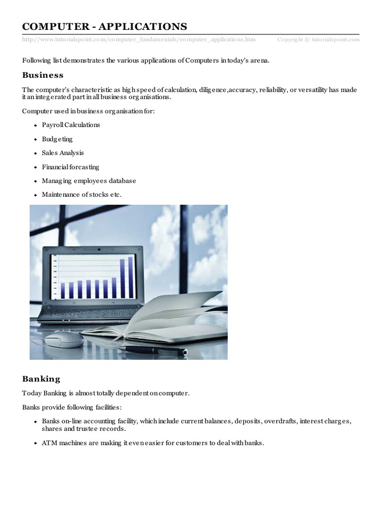 Computer - Applications: Business | PDF | Computer Aided Design ...