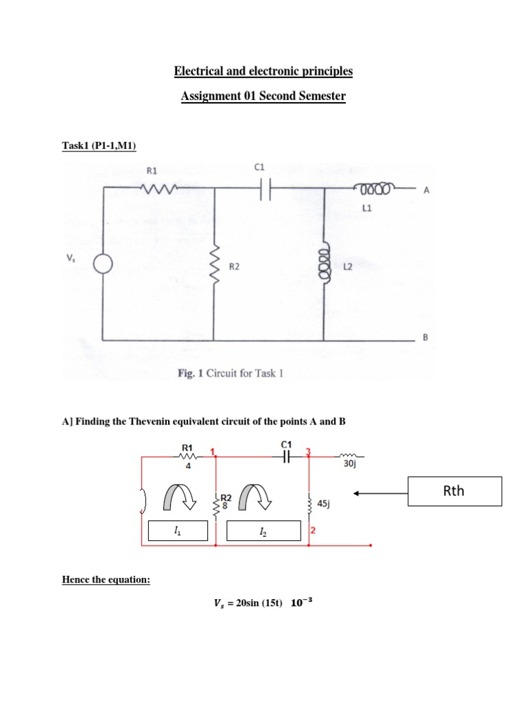Electrical and Electronic Principles | PDF