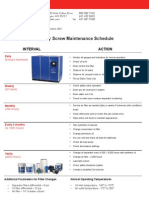 Air Compressor Maintenance Log PDF | PDF | Valve | Lubricant