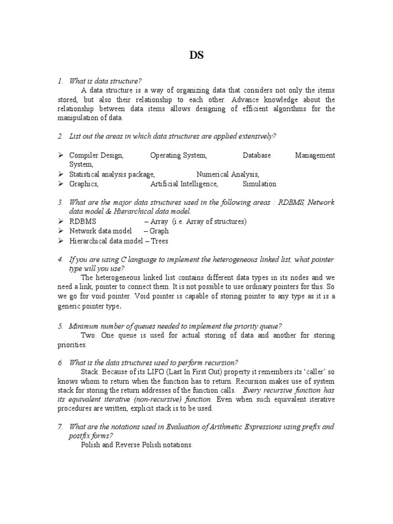 Data Structures Aptitude Questions And Answers Pdf Pointer Computer Programming Data Type 0798
