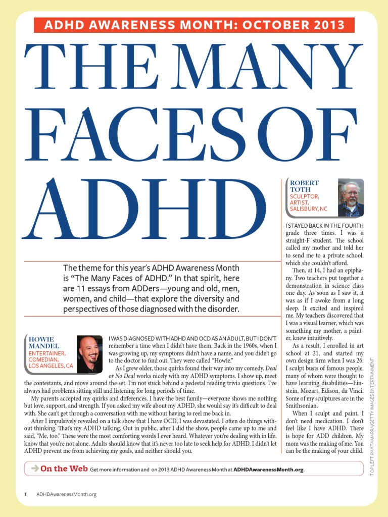 Many Faces of Adhd | Download Free PDF | Attention Deficit ...