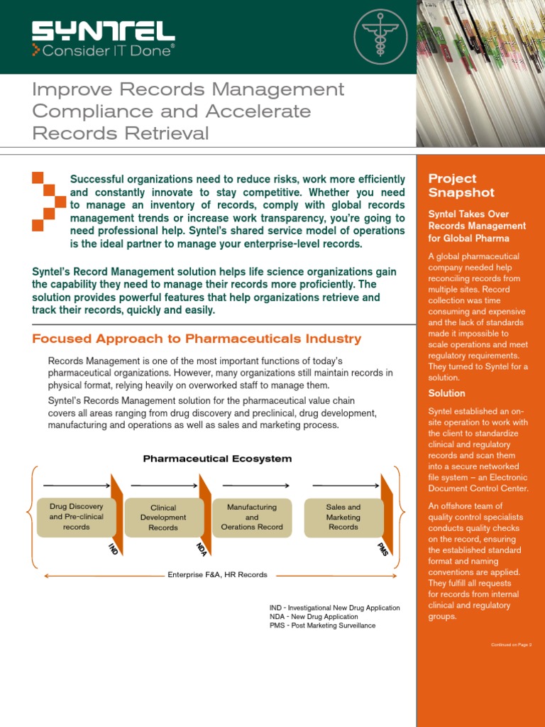 Flyer - Records - Management | PDF | Records Management ...