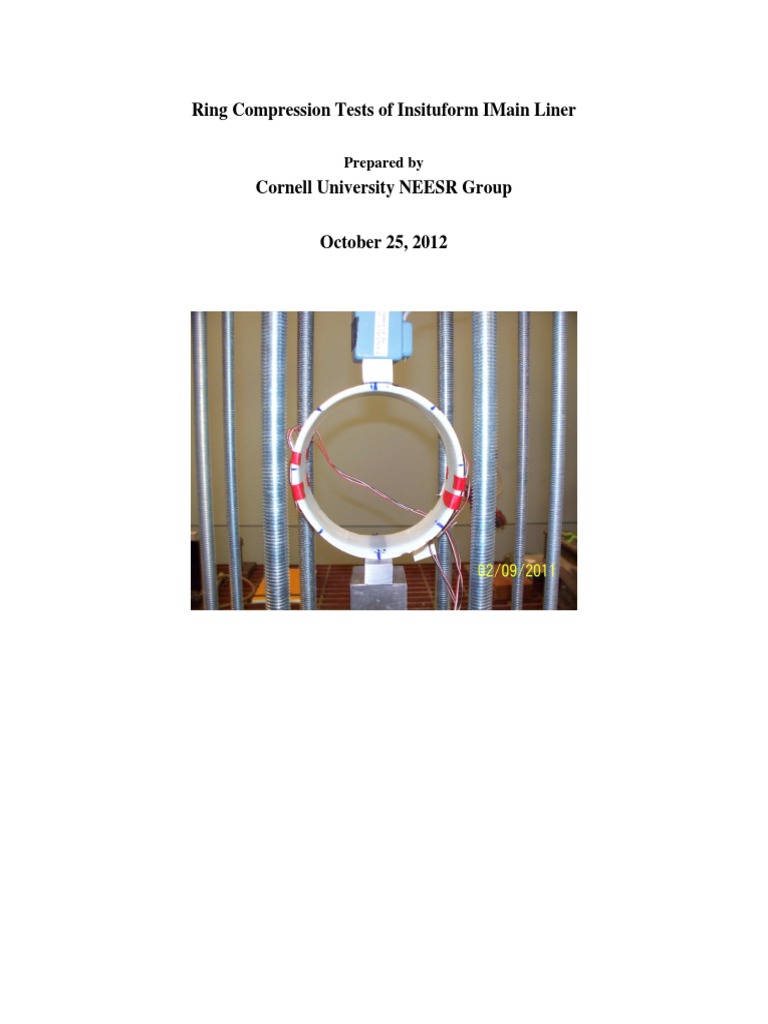 Ring Comp Test Oct 25 2012 | PDF | Deformation (Engineering) | Bending