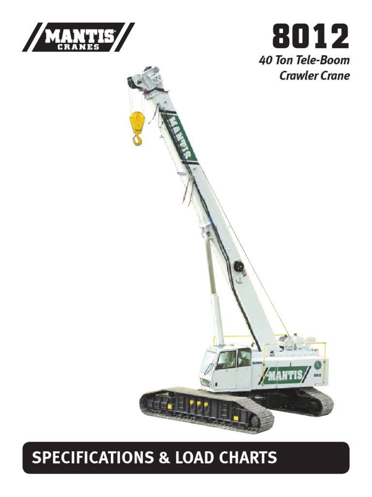 Mantis Cranes | PDF | Crane (Machine) | Elevator