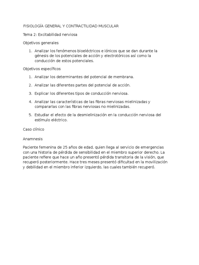 ATP2 Caso Clinico Esclerosis Multiple | PDF