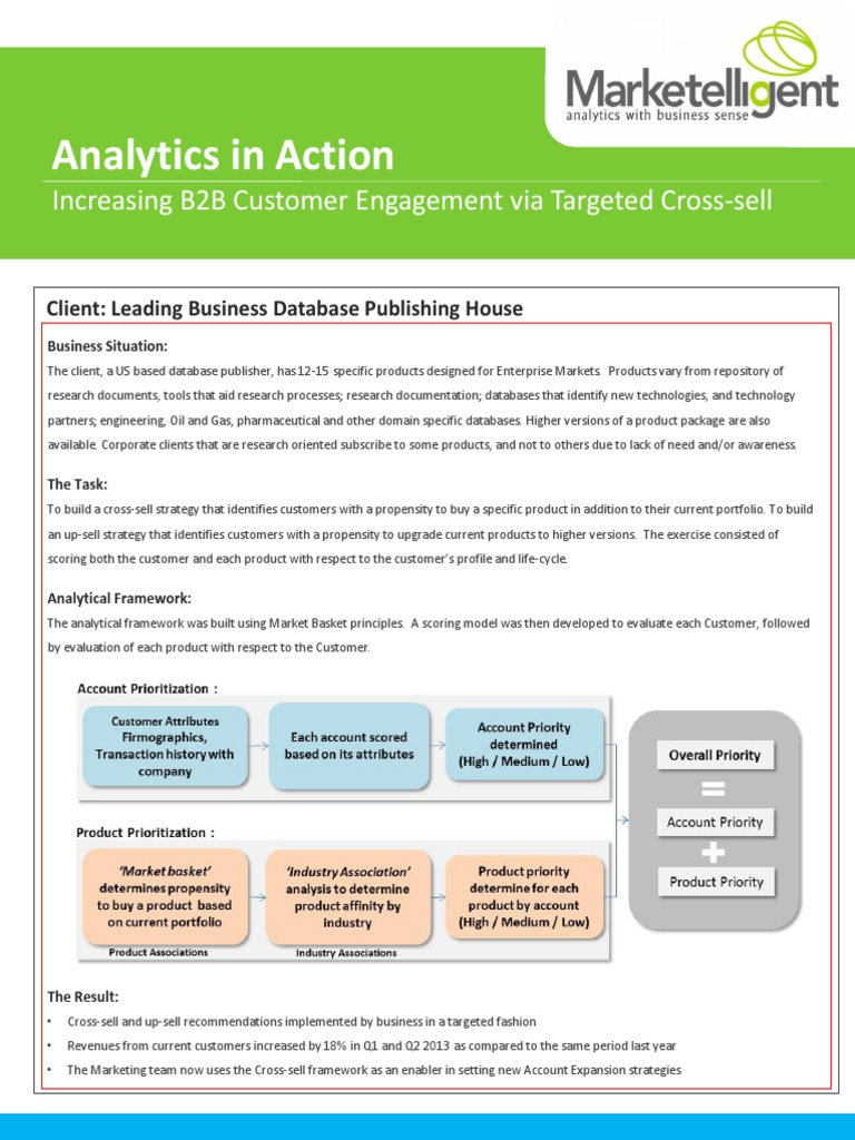 Analytics in Action - How Marketelligent Helped Increase Customer ...