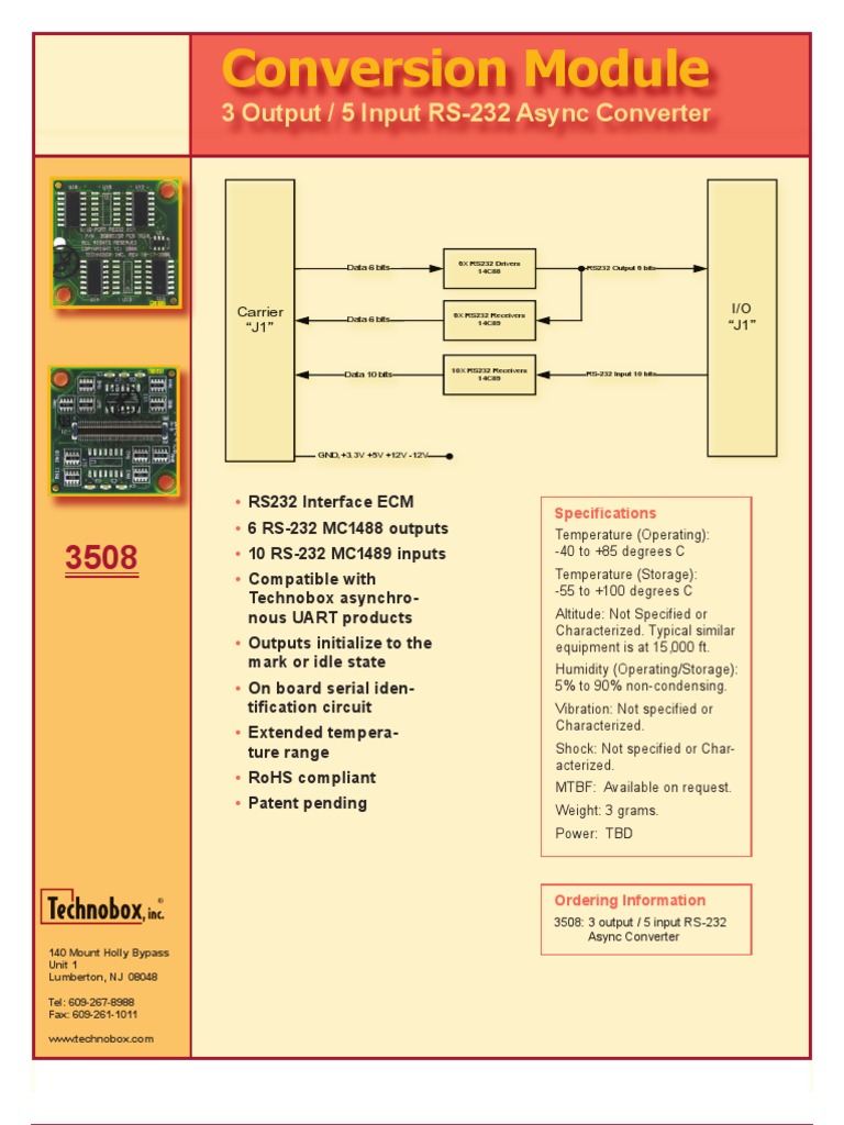 Datasheet ECM 3508 Interface 4pgv1 A80401 Press | PDF | Office Equipment | Media Technology