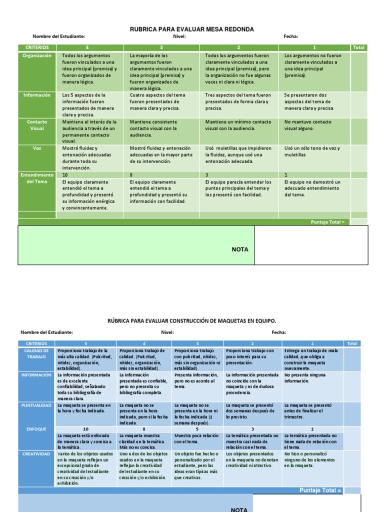 RUBRICA y LISTA DE COTEJO PARA EVALUAR.docx
