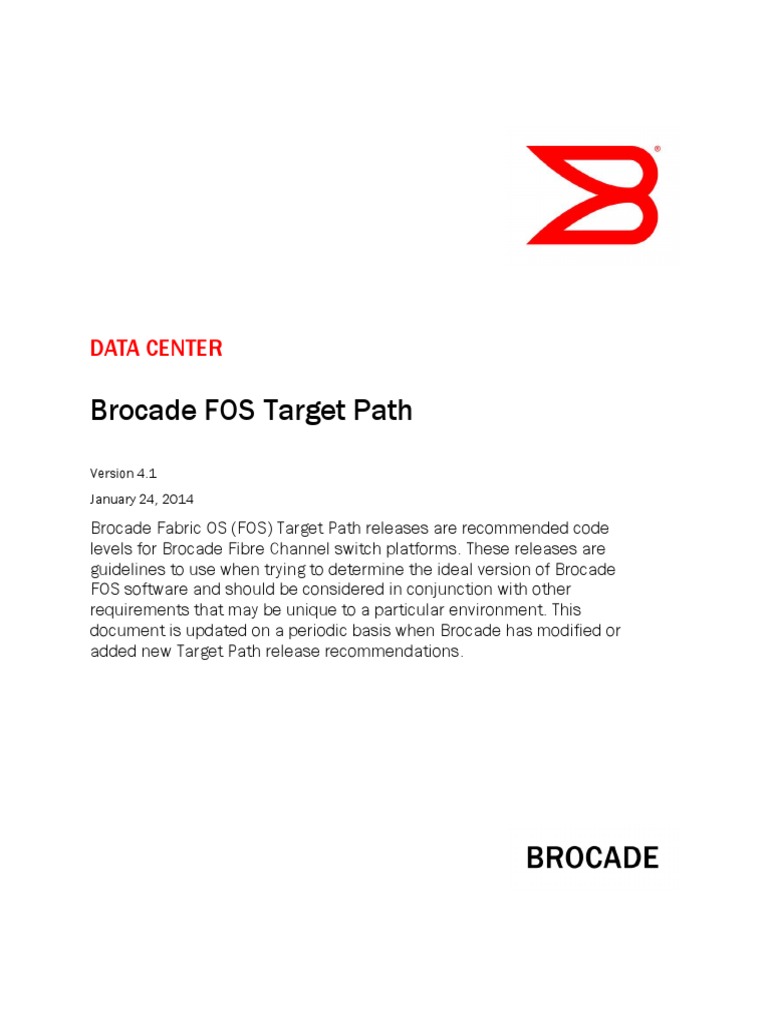 Brocade Fos Target Path TB | PDF | Computing | Computer Engineering
