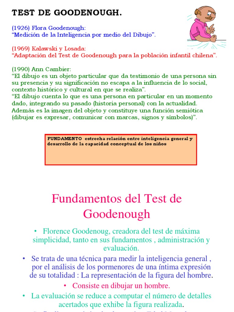 Test de Goodenough 1 | PDF | Dibujo | Cognición