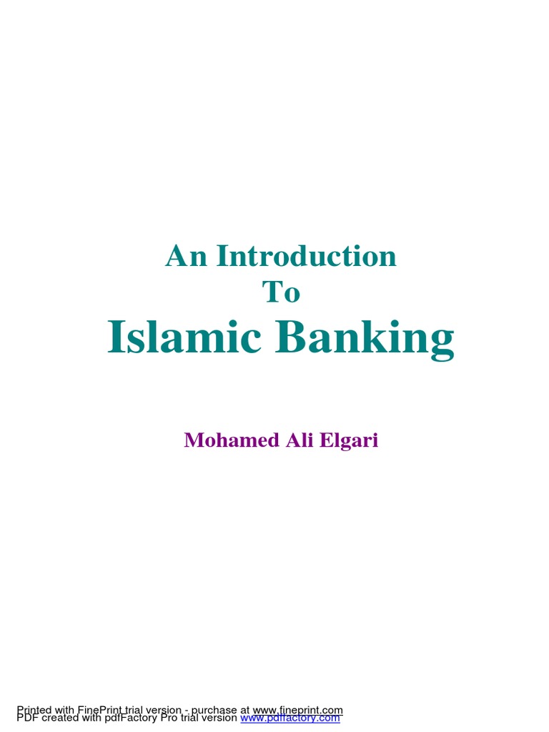 An Introduction To Islamic Banking | PDF | Islamic Banking And Finance ...