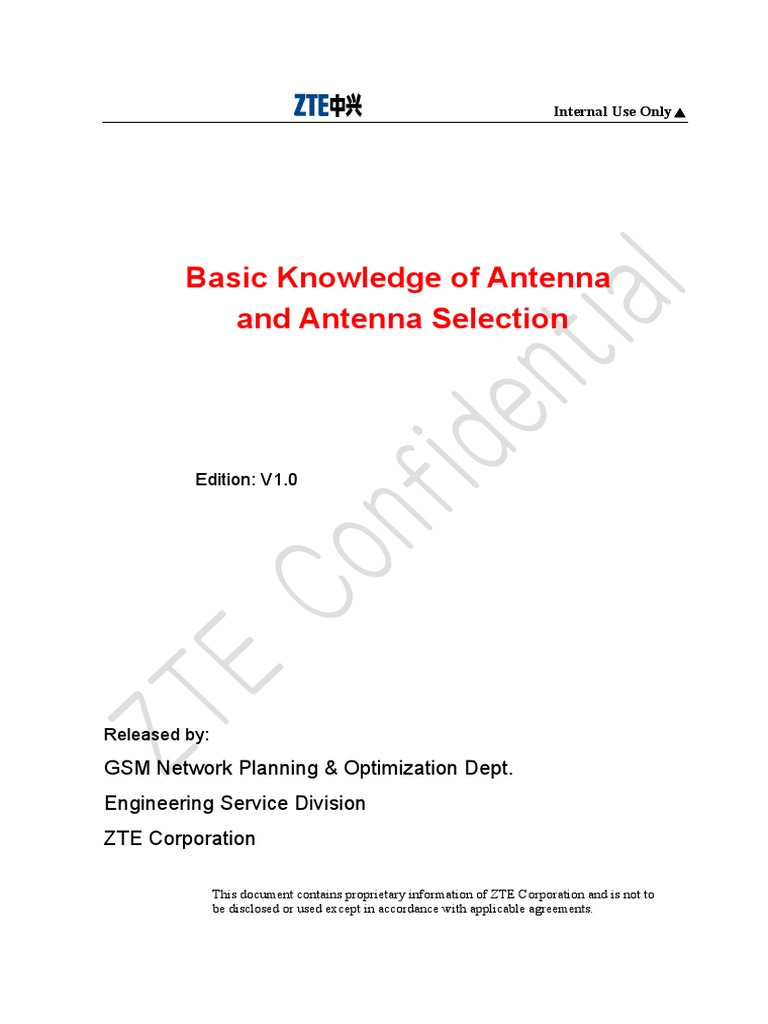 Antenna Basics and Selection Guide | PDF | Antenna (Radio) | Broadcasting