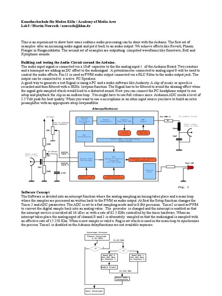 Arduino Realtime Audio Eng | PDF | Analog To Digital Converter | Sampling (Signal Processing)