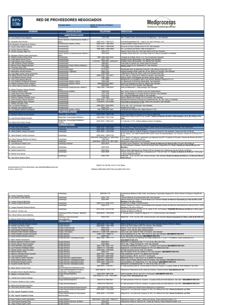 RPN | Descargar gratis PDF | Medicina | Cirugía