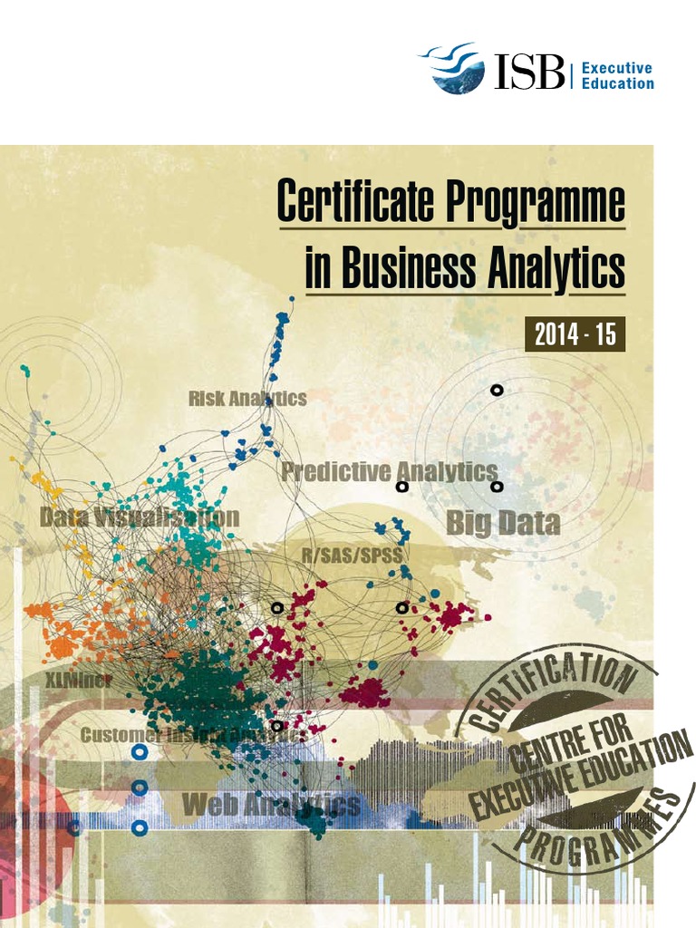 Certification in Business Analytics | PDF