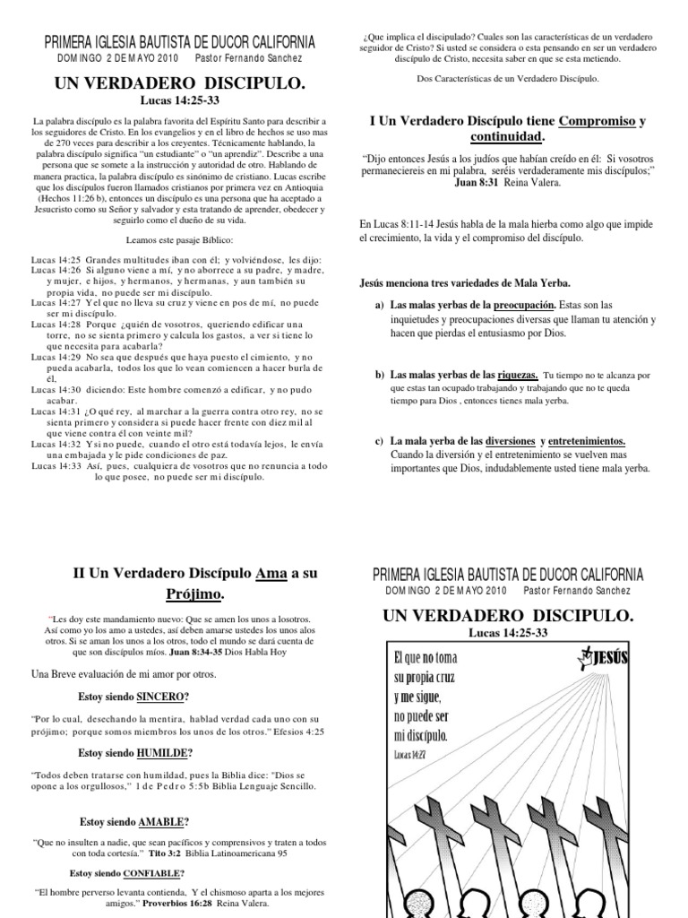 Verdadero Discipulo | PDF | Cristo (título) | Religiones abrahámicas