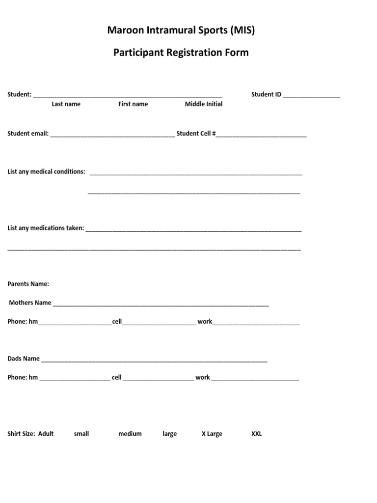 Mis Registration Form | PDF | Career & Growth | Self-Improvement