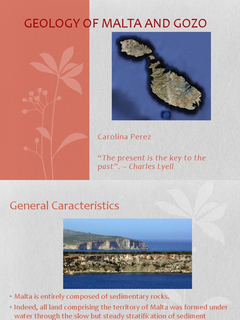 Geology of Malta and Gozo | PDF | Limestone | Rock (Geology)