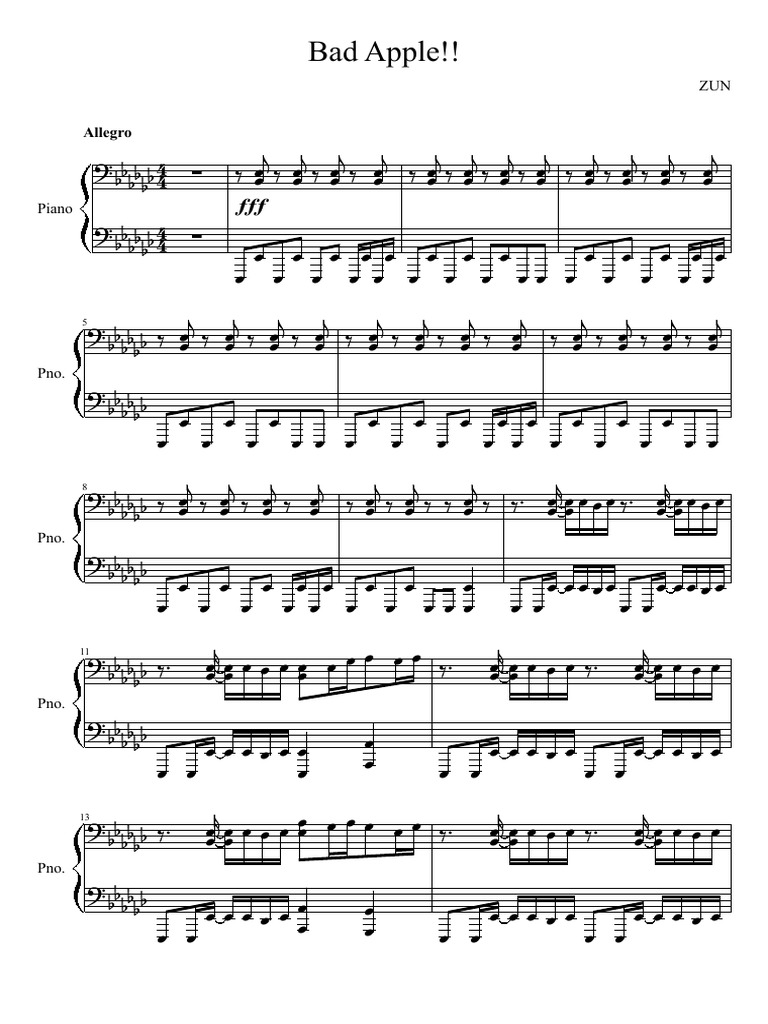 Bad Apple | PDF