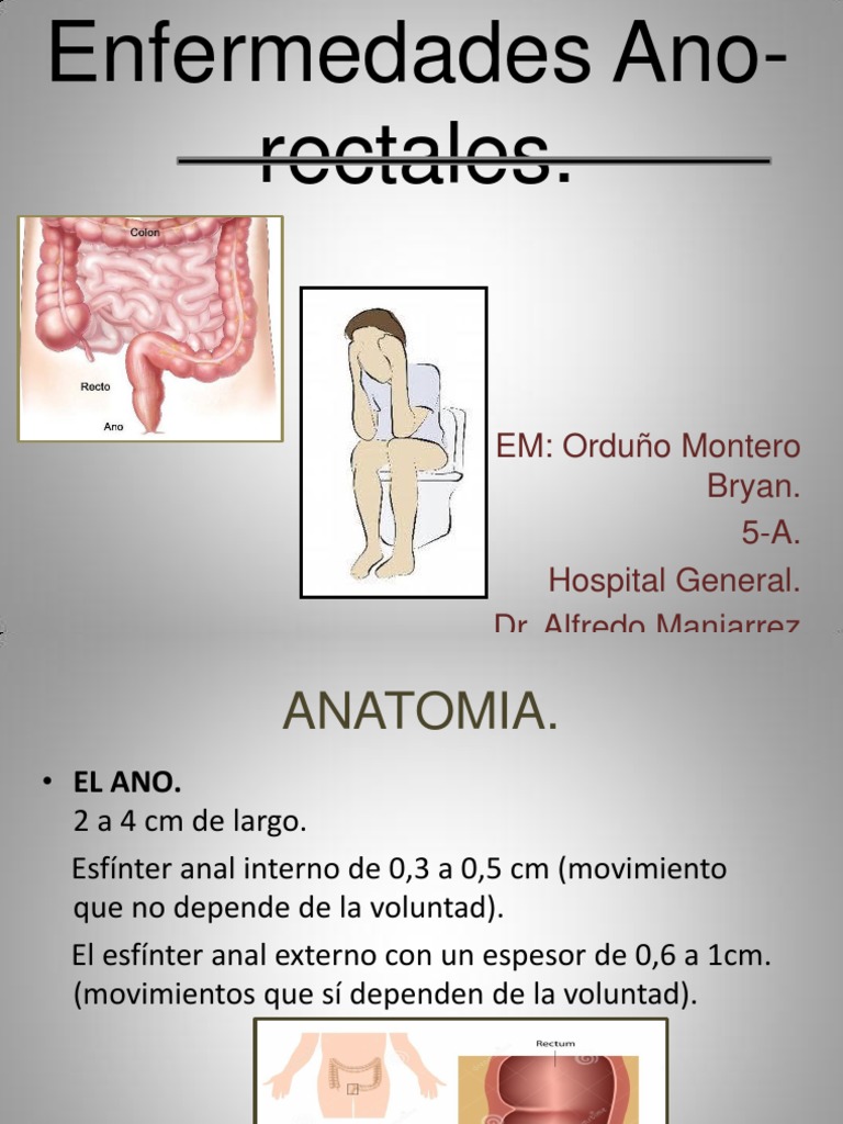 Enfermedades Ano Rectales | PDF | Gastroenterología | Ciencias de la Salud