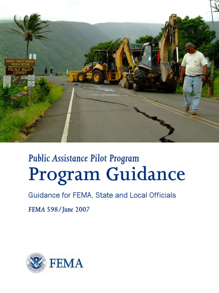 Public Assistance Pilot Program | PDF | Federal Emergency Management ...