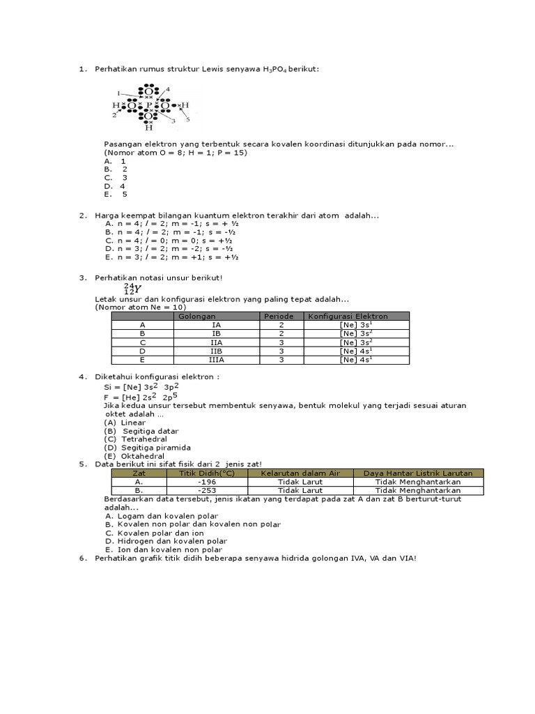 Struktur Lewis dan Reaksi Kimia Dasar | PDF | Metode & Bahan Ajar