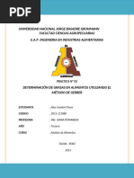 Determinacion de Acidez Analitica de La Leche en Grados Dornic | PDF ...