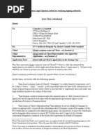 Legal Opinion Structure Format Example | PDF