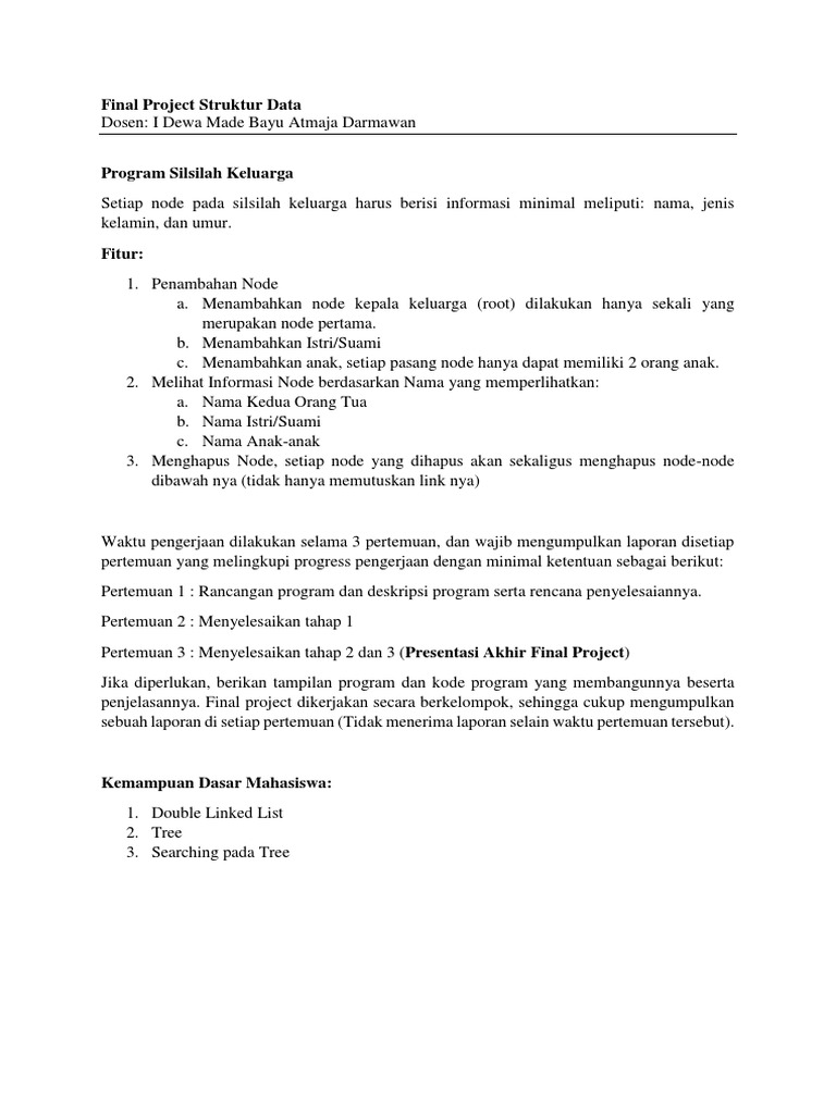 Final Project Struktur Data | PDF | Seni | Teknologi & Rekayasa