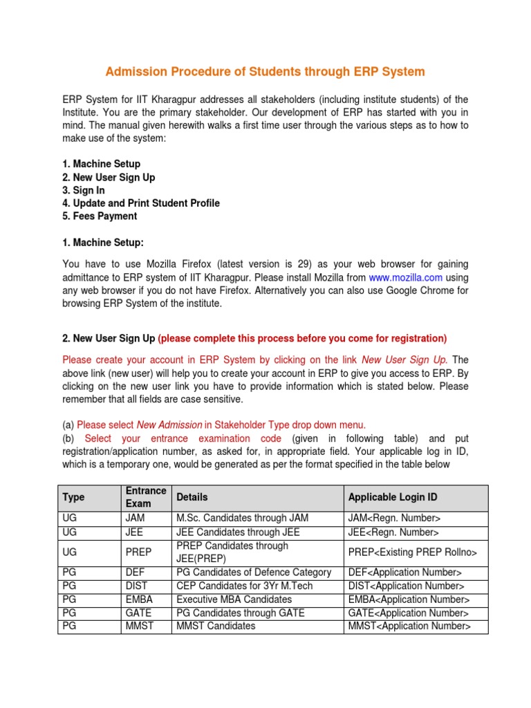 A Step-by-Step Guide to Navigating the IIT Kharagpur ERP System for ...