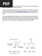 Understanding Synchro Systems and Types | PDF | Electronics ...