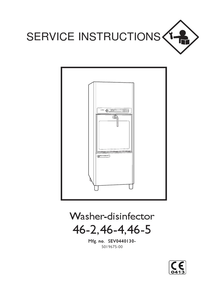 Getinge Washer Disinfector Service Instructions | PDF | Menu (Computing ...