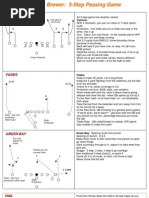 Trips Bunch Formation Pass Plays | PDF | Quarterback | Athletic Sports
