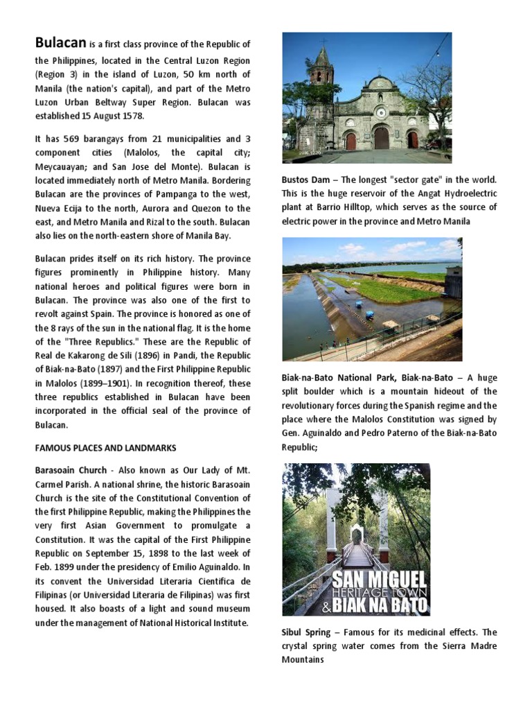 Bulacan | PDF | Metro Manila | Philippines