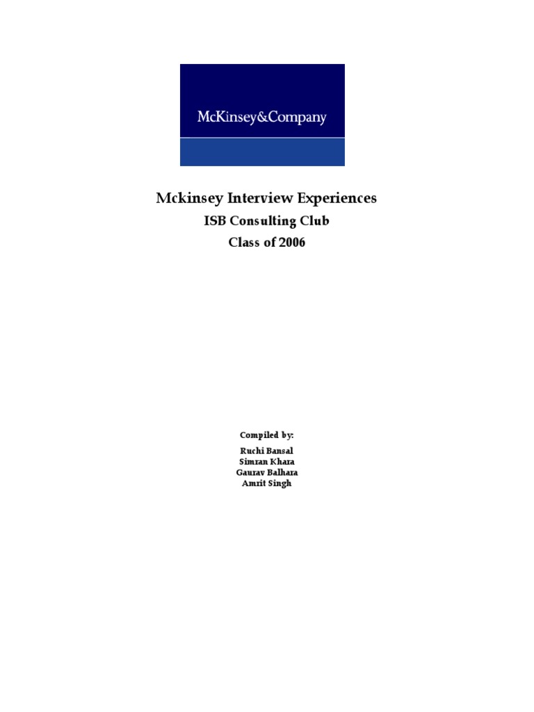 Consulting Casebook Mckinsey | PDF | Economic Growth | Market Analysis