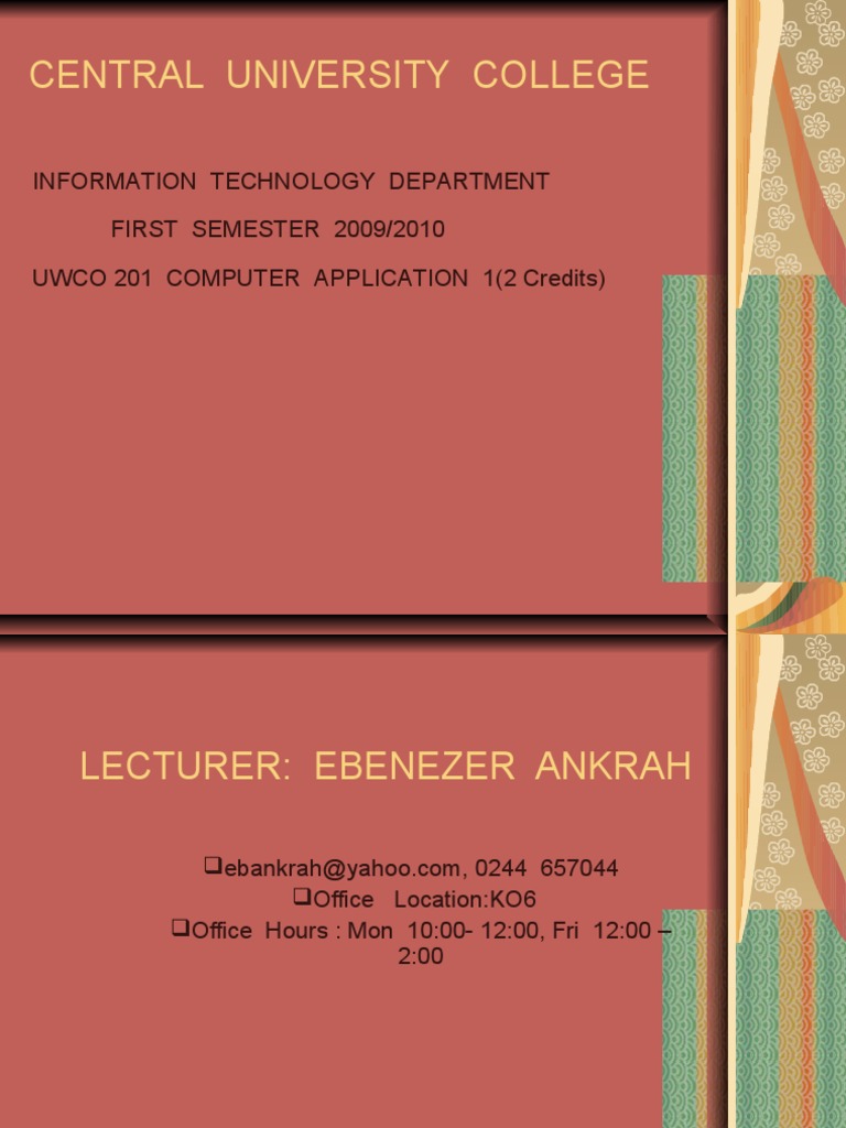 Computer Applications for Students | PDF