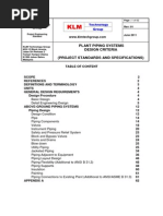 Off Shore Piping Design, Layout and Stress Analysis (Project Standards ...