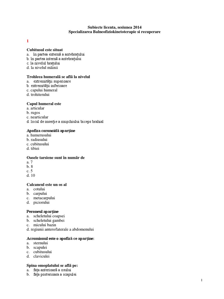 Licenta 2014 BFKT | PDF