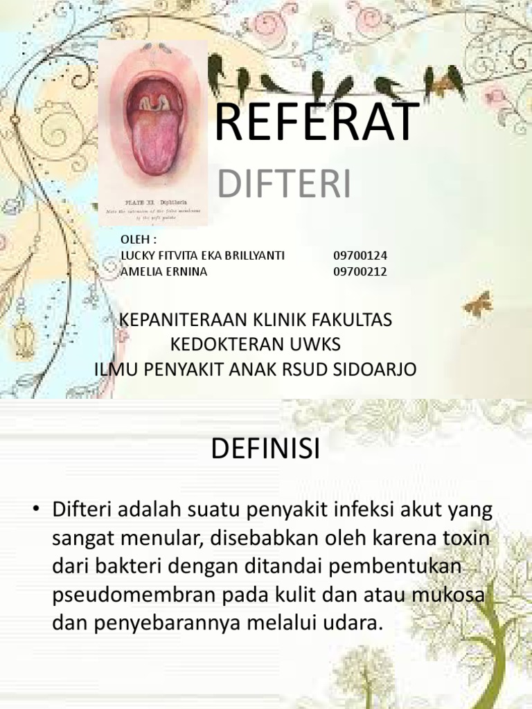 Referat Difteri | PDF