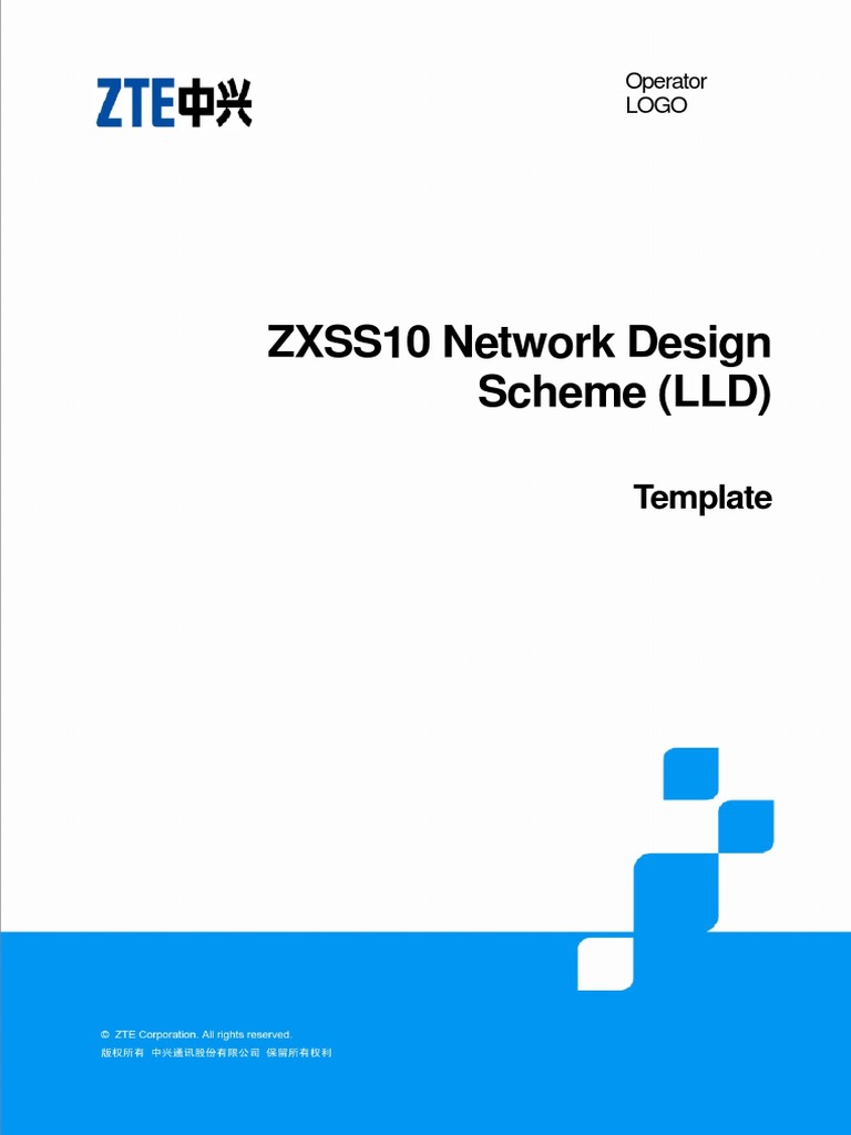 ZXSS10 Network Design Scheme (LLD) - Template - 361048 | PDF | Network ...
