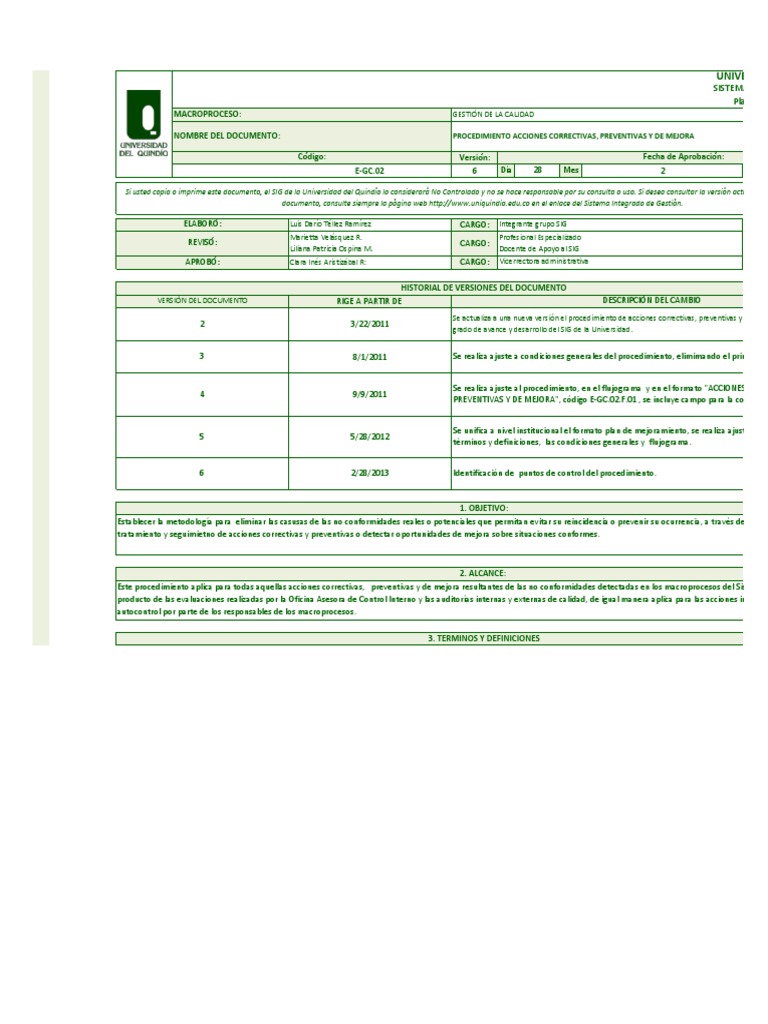 Acpm | PDF | Calidad (comercial) | Gestión de la calidad