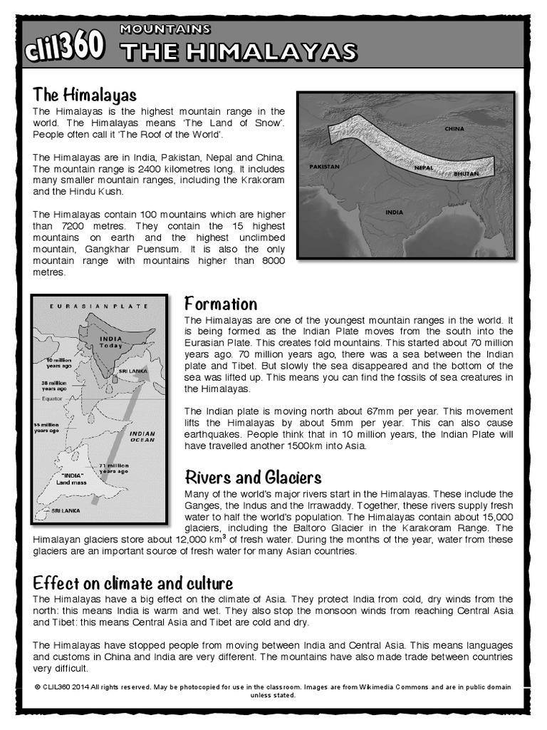 Himalayas | PDF | Himalayas | Mountains