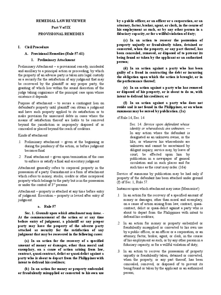 Remedial Law | PDF | Surety Bond | Injunction