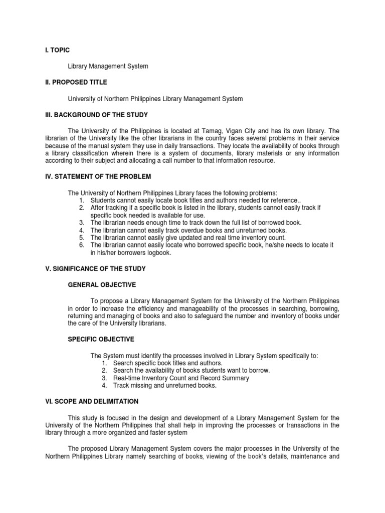 Thesis Library Management System | PDF | Librarian | Libraries