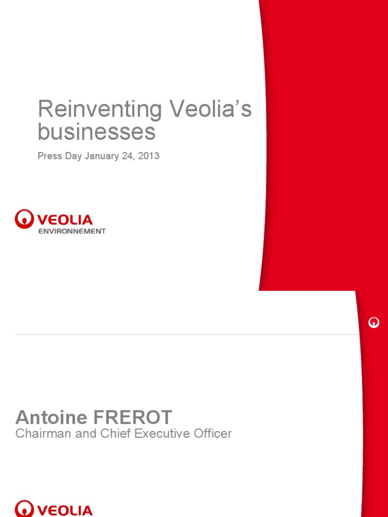 Veolia Company Profile | PDF | Wastewater | Waste