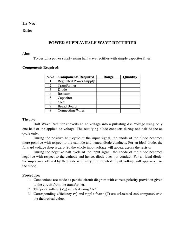 Manual - SSC I | PDF | Rectifier | Diode