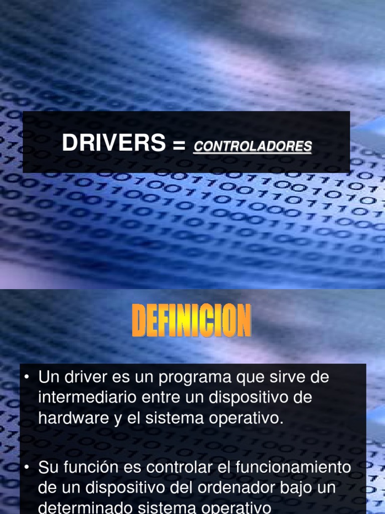 Presentacion Drivers Completa | PDF | Virus de computadora ...