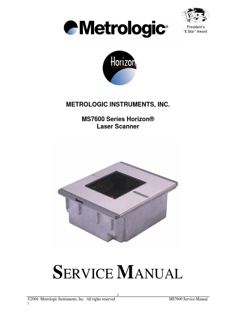 7600 Service Manual 2004 | PDF | Barcode | Electrical Connector