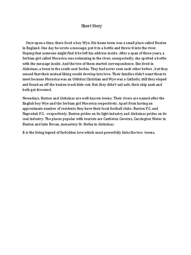 Short Story | PDF | Travel