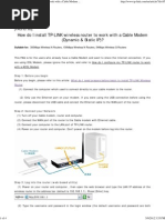 Cudy Router Setup Guide | PDF